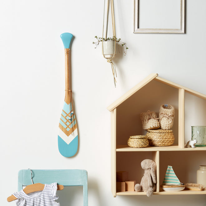 Mini Pagaies Décoratives Peintes à la Main - Wendake | Onquata