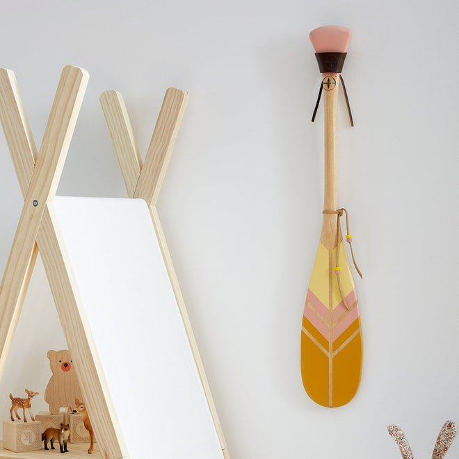Mini Pagaies Décoratives Peintes à la Main - Wendake | Onquata
