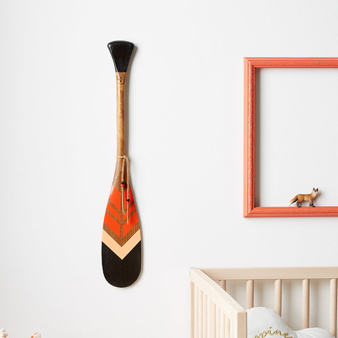 Mini Pagaies Décoratives Peintes à la Main - Wendake | Onquata